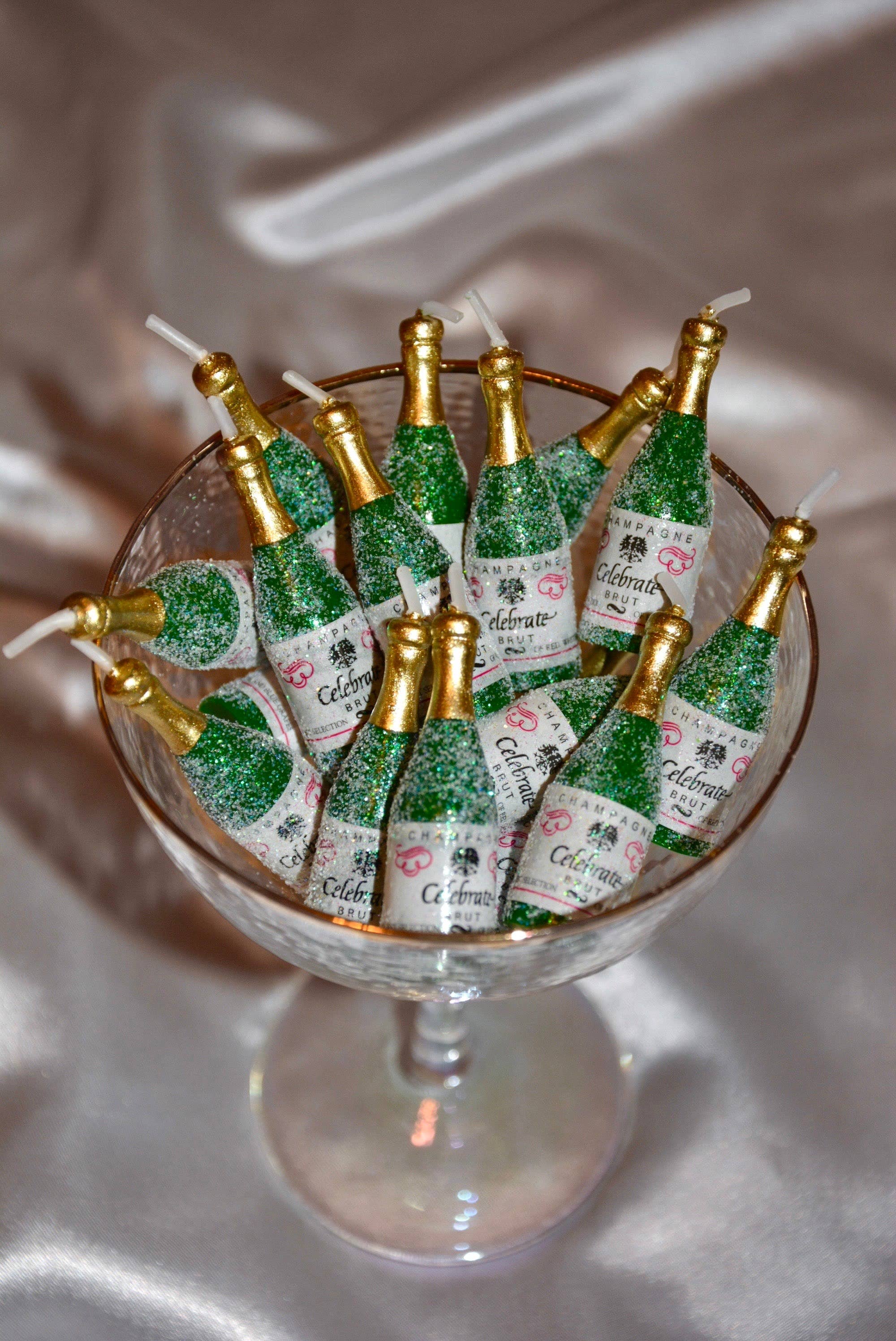 Mini FIZZY CHAMPAGNE CANDLE (Each sold separately) – Code Blue at the Plaza